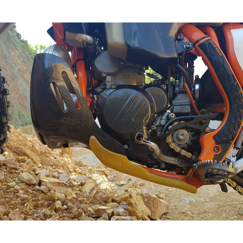 Sabot avec protection de pot extrême carbone - Alex Enduro Parts