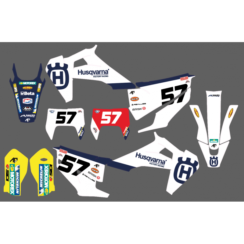 Bolt Factory Replica Sticker Kit